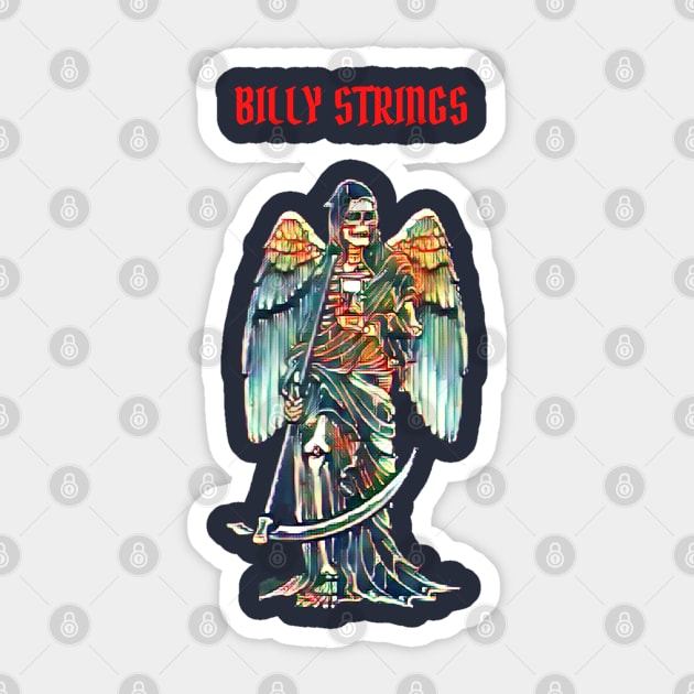 Devil Angel Billy Strings - Rock - Sticker | TeePublic